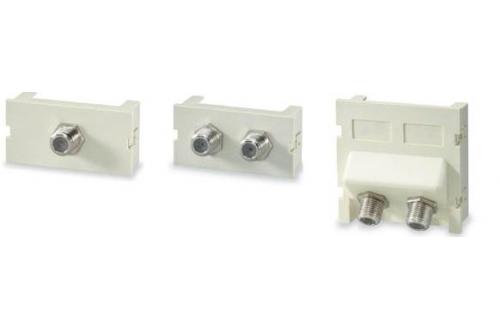 F-Type Connector Modules _Multimedia Modular Outlet System_Work Area ...