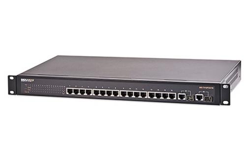 Unmanaged 10/100 Hardened PoE+ Rack Mount Industrial Switch with 2 ...